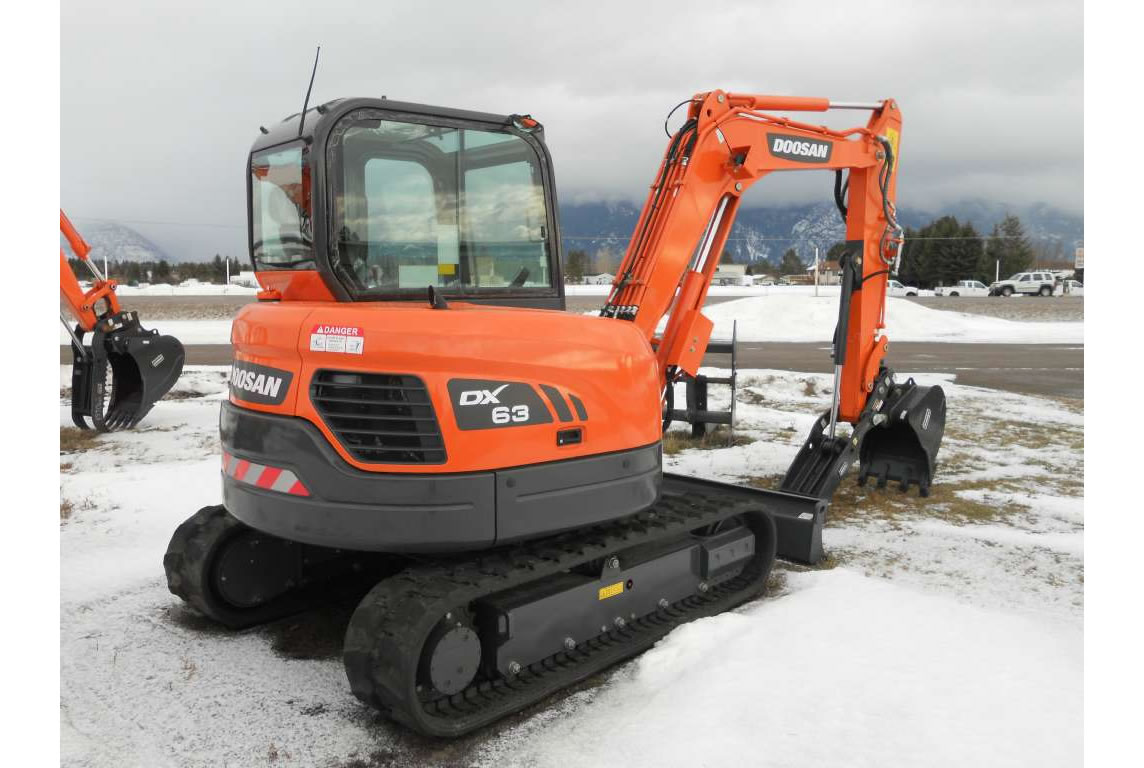 Miniexcavadoras Doosan DX63-3 - Vialfe
